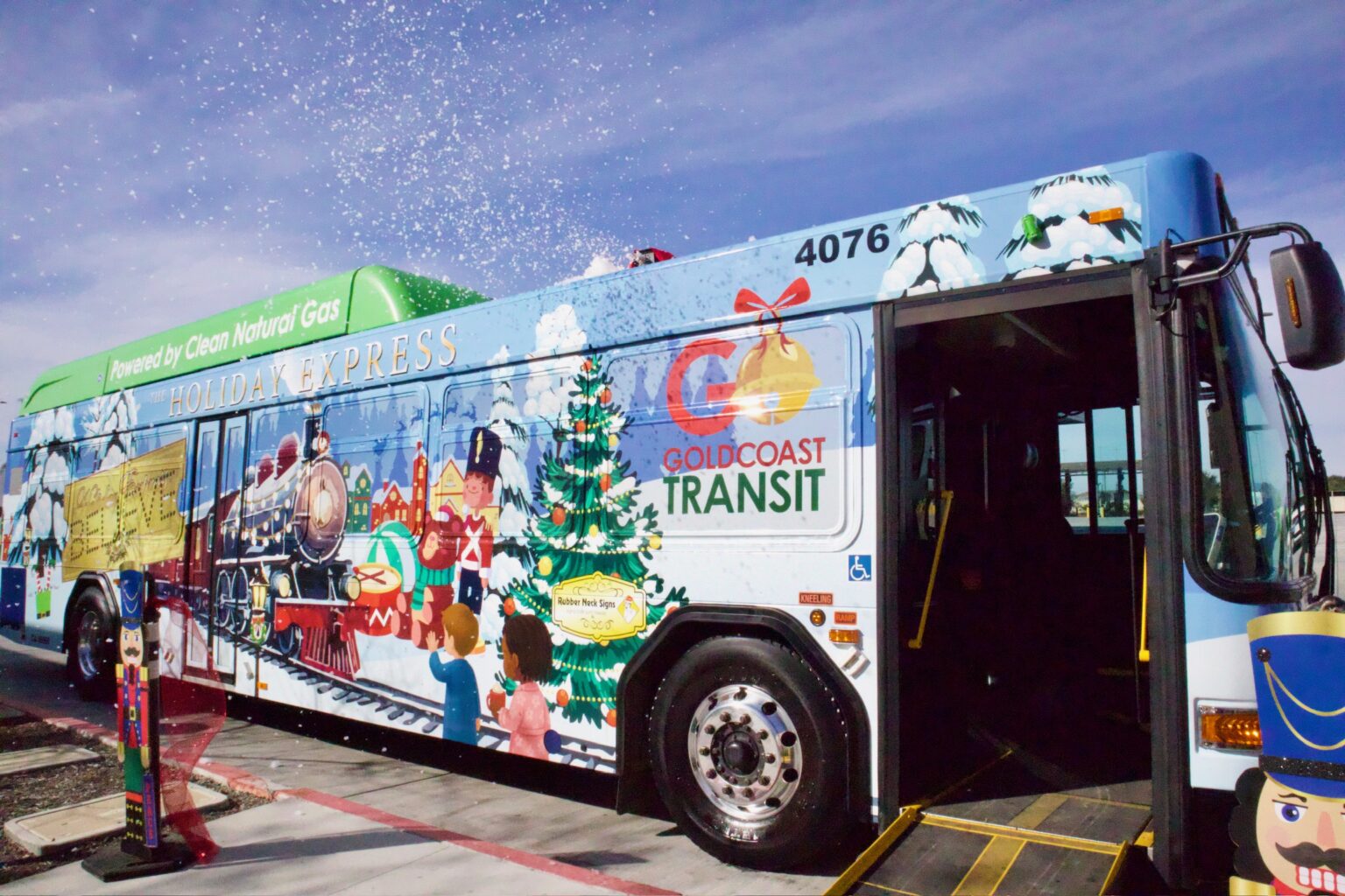 Gold Coast Transit District unveils 2025 Holiday Bus: The Holiday ...